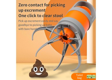 Portable Dog Pooper Scooper ABS Plastic Pet Poop Picker