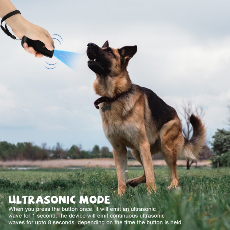 Double Sensor Dog Collar & Barking Control Ultrasonic Device