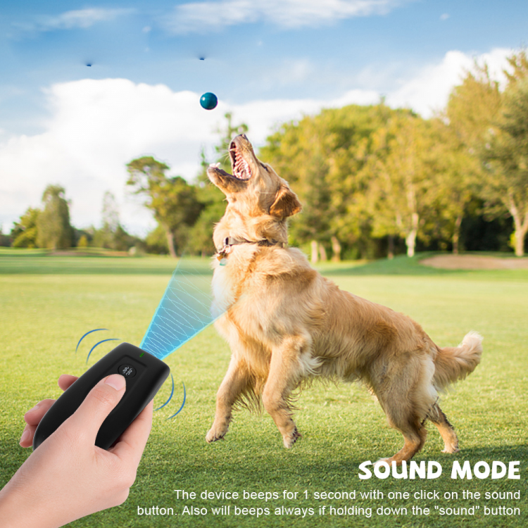 Double Sensor Dog Collar & Barking Control Ultrasonic Device