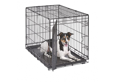 Custom Pet Cage Factory Double Door Foldable Dog Cage Wired