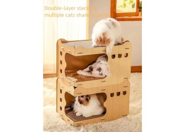 Wholesale Mini Cat House & Double Deck Wooden Cat House