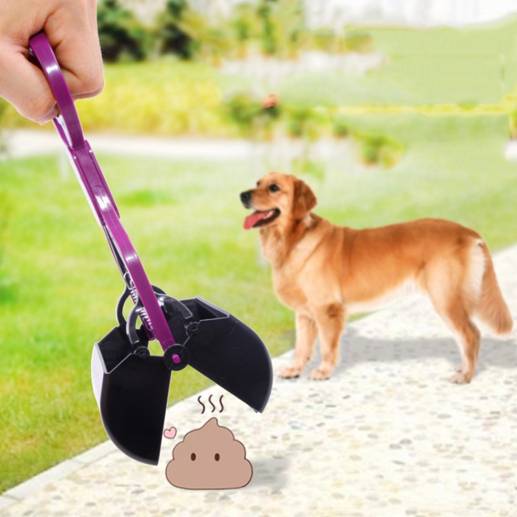 Portable Dog Poop Collector Cleaning Plastic Waste Scooper