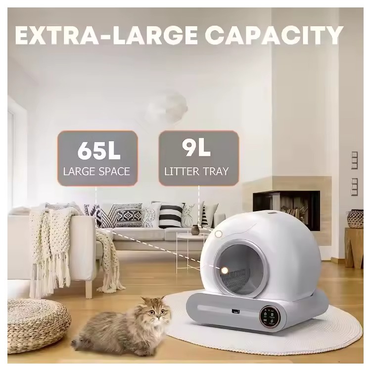 Automatic Cat Litter Box Smart App Control Self Cleaning