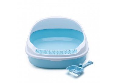 Plastic Pet Poop Tray and Portable Self-Clean Cat Litter Box