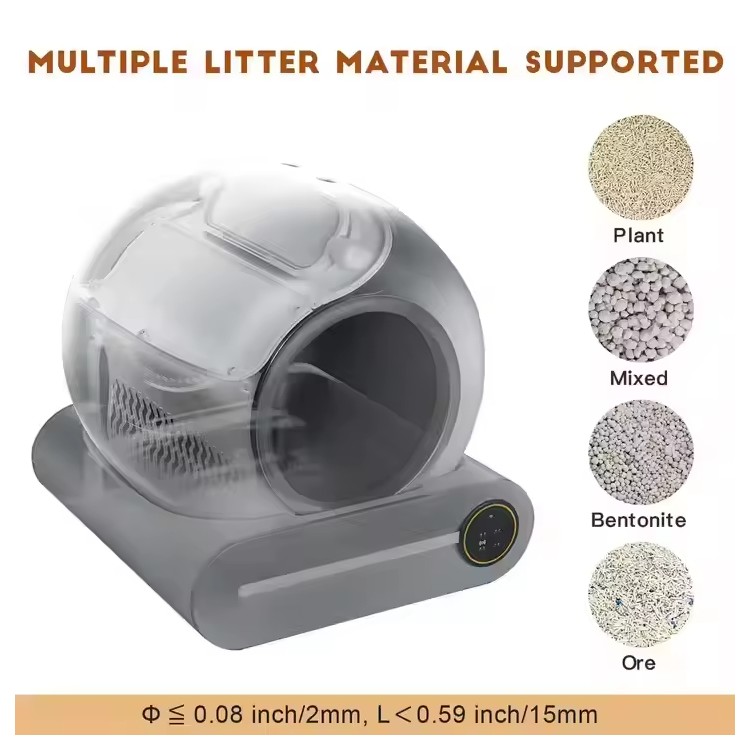 Automatic Cat Litter Box Smart App Control Self Cleaning