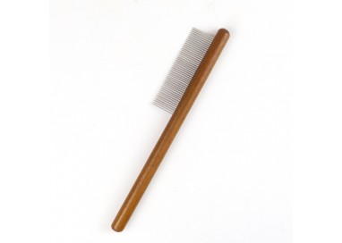 PETPAWJOY Row Comb Cat And Dog Floating Hair Comb Solid Wood Comb Pet ...