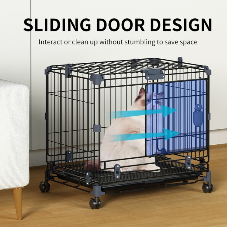 Custom Foldable Dog Cage Stainless Steel Dog cage for pet