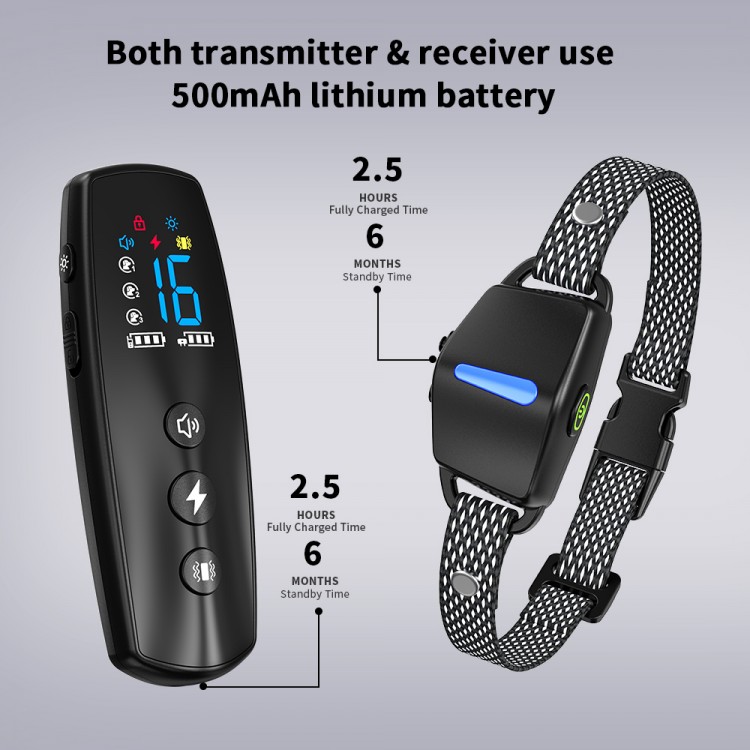 Electric Dog Training Collar New Design LED Display Device