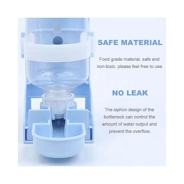 Custom Bunny Water Dispenser and Automatic Pet Food Feeder